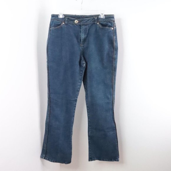 motto | Jeans | Motto Womens 4 Denim Flare Bootcut Blue Jeans W Piping ...